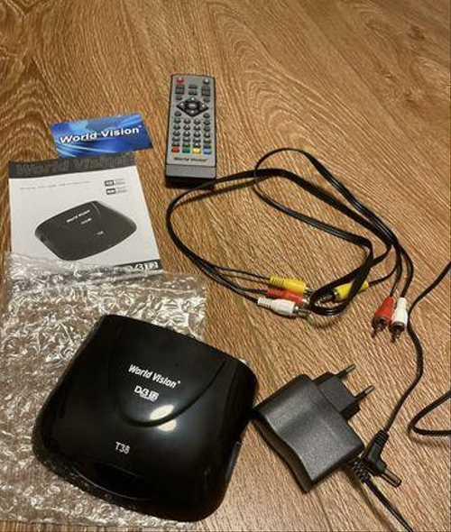 TV приставка цифровая новая World Vision T38