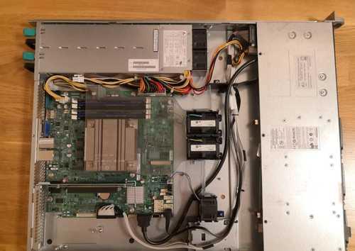 Сервер 1U, 8x2.5'' HDD, 2x450W PSU, Xeon E3-1281v3