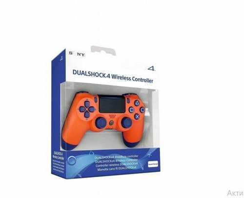 Джойстик PS4 DualShock беспроводной AA Оранжевый