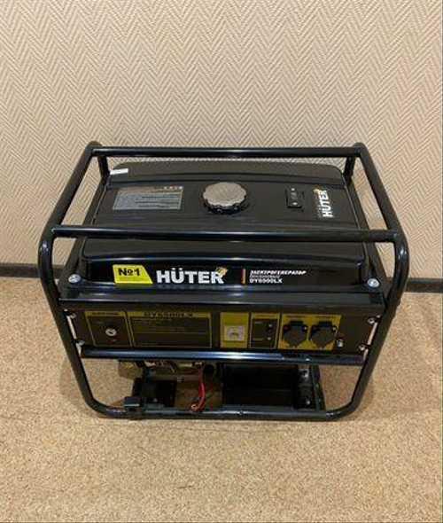 Новый Генератор бензиновый huter DY6500LX 5,5квт