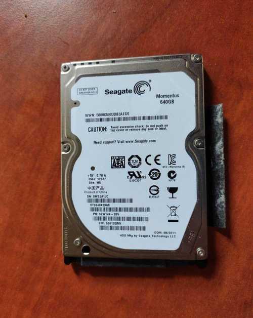 Жесткий диск Seagate 640GB
