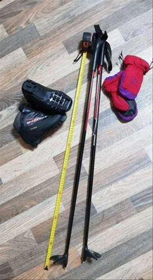 Лыжные палки Norway, лыжные ботинки madshus