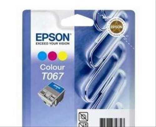 Картридж Epson C13T06704010 T067 Colour цветной