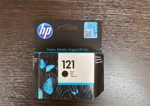 Картридж HP 121 струйный, чёрный
