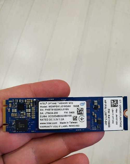SSD 16gb Intel Optane
