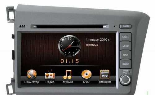 Штатная магнитола intro CHR-3612 CV для Honda Civi