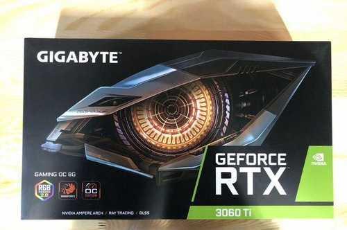 Новая Gigabyte Gaming OC RTX3060Ti LHR на гарантии