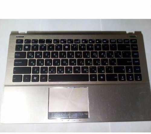 Клавиатура для Asus N46 U46 K45 топкейс бронзовый