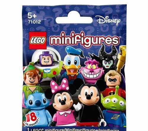 Lego minifigures Disney серия 1, 2(71012 и 71024)