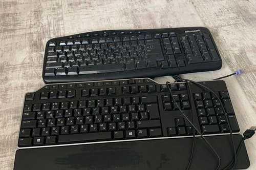 Клавиатура Dell USB и Microsoft PS/2