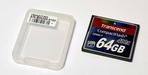 Карта памяти Transcend 64GB CompactFlash 400Х