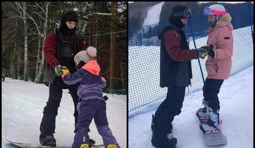 Детский инструктор по сноуборду