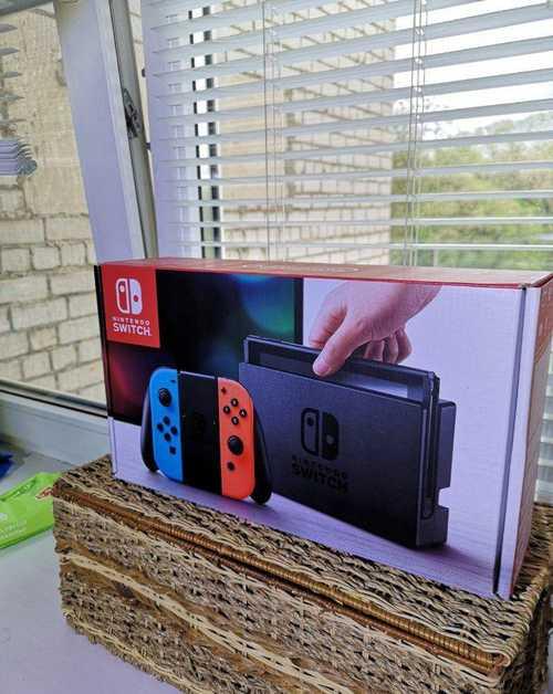 Коробка от Nintendo Switch