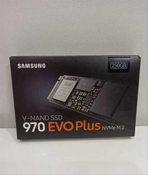 SSD накопитель samsung 970 EVO Plus 250GB M.2 NVMe