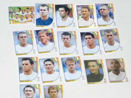 Panini 2002 отличный репринт сборной Ирландии