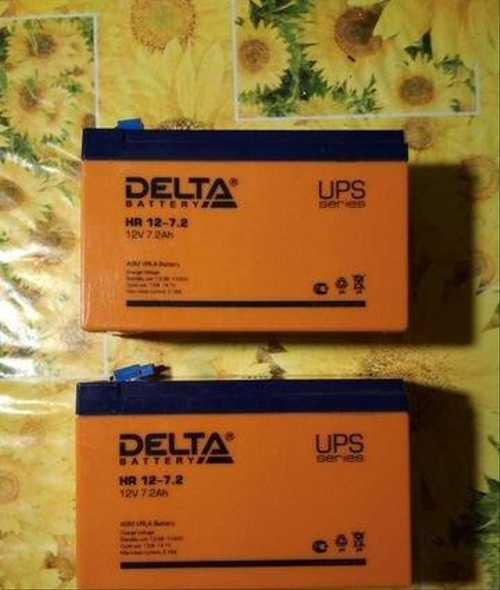 Аккумулятор Delta HR12-7,2 UPS
