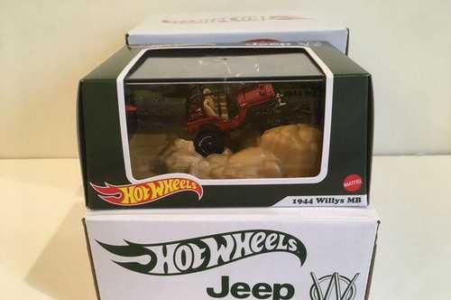 Hot Wheels RLC Jeep 1944 Willys MB Красный