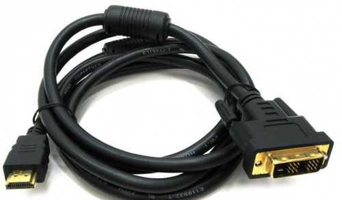 Кабель Hdmi - DVI gold 5 Метров