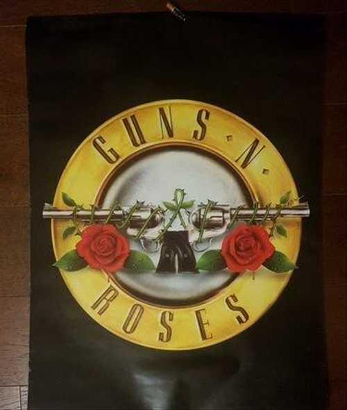 Плакат Guns 'n' Roses 90x60 см