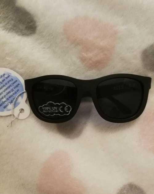 Детские очки babiators чёрная оправа новые 0-2