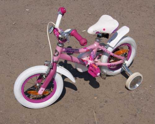 Детский розовый Giant Liv Adore, колеса 12"
