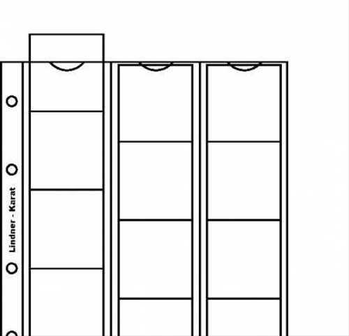 Монеты. (К2) Листы для альбомов karat 48 мм