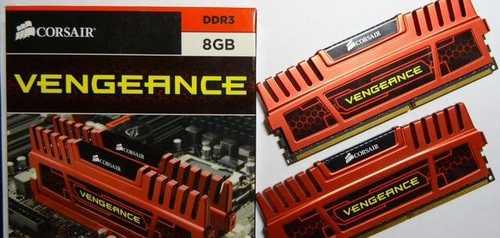 Память Corsar Vengeance CMZ8GX3M2A1866C9R DDR3 8Gb