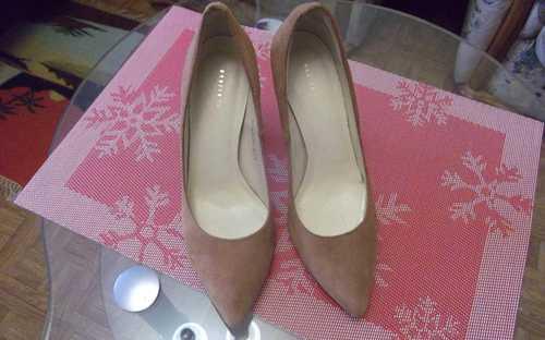 Туфли замшевые