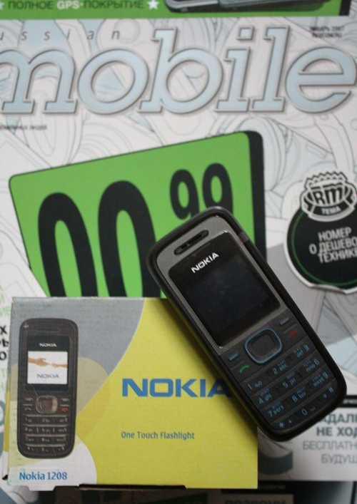Nokia 1208 black (Нокиа 1208)