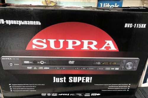 DVD плеер + караоке Supra новый