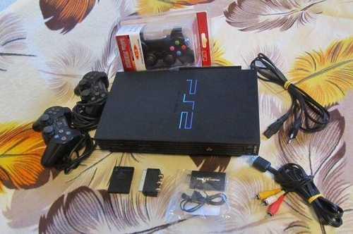 PS2 FAT HDD +7игр