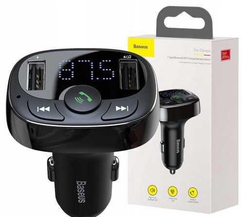 FM трансмиттер Baseus T-Typed Bluetooth MP3 Charge