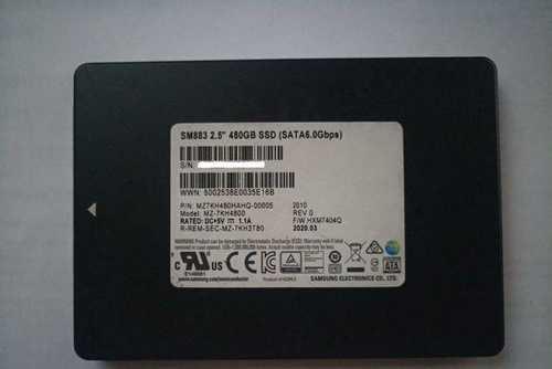 Новый Samsung SM883 (860 Pro) 480 Gb