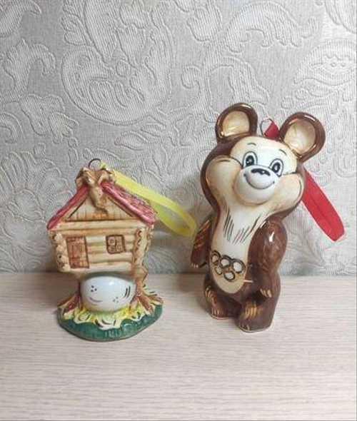 Ёлочные игрушки мишка Олимпийский