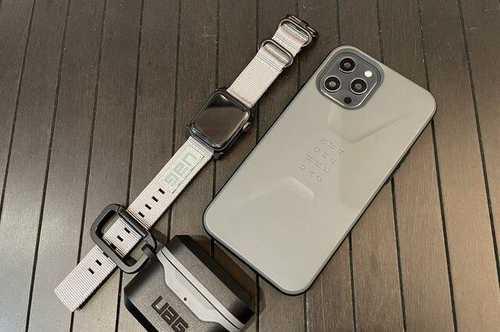 Uag комбо# серый iPhone 12 Pro Max/ Apple Watch