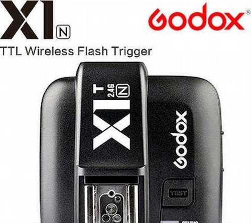 Радиосинхронизатор Godox X1T-N для Nikon