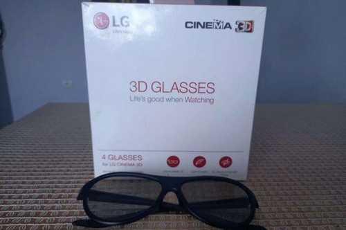 3d очки lg новые 4 шт