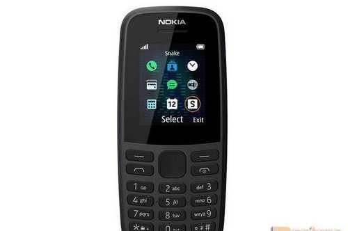 Сотовый телефон Nokia 105SS (2019) витринный 1SIM