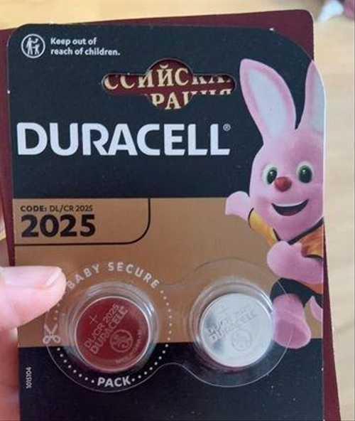 Батарейки 2025 duracell новые до 2030 года