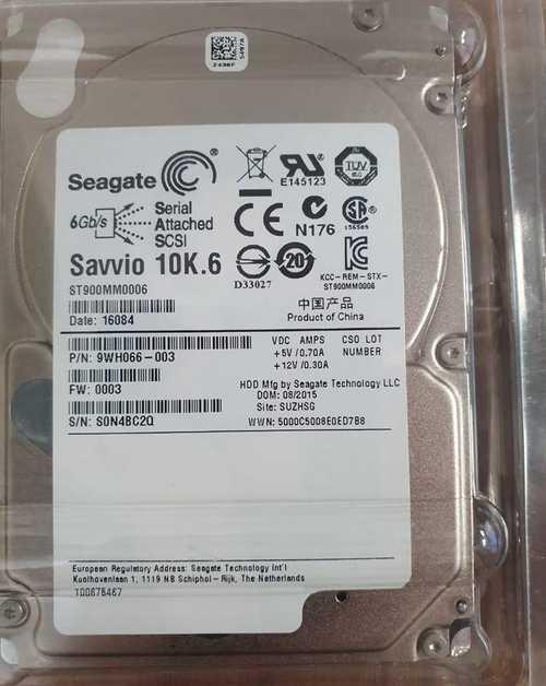 Жесткий диск Seagate ST900MM0006 900 Гб,SAS, 6Gb/s