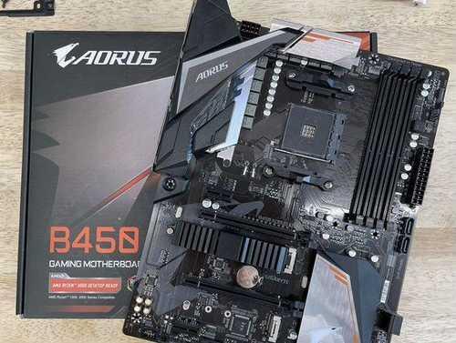 Gigabyte B450 Aorus Elite, на гарантии