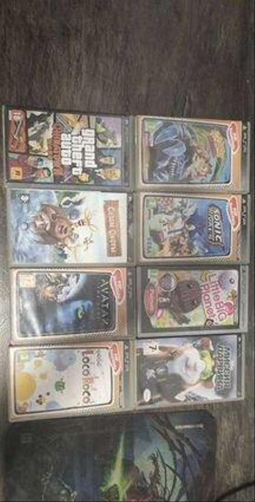 Игры на дисках для PSP