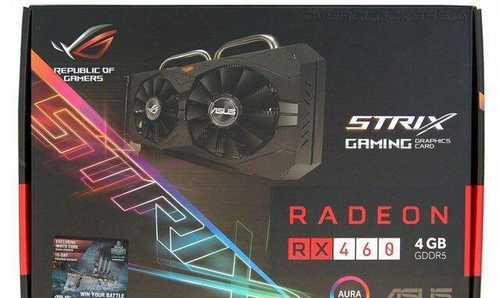 Видеокарта Asus AMD Radeon RX 460 strix