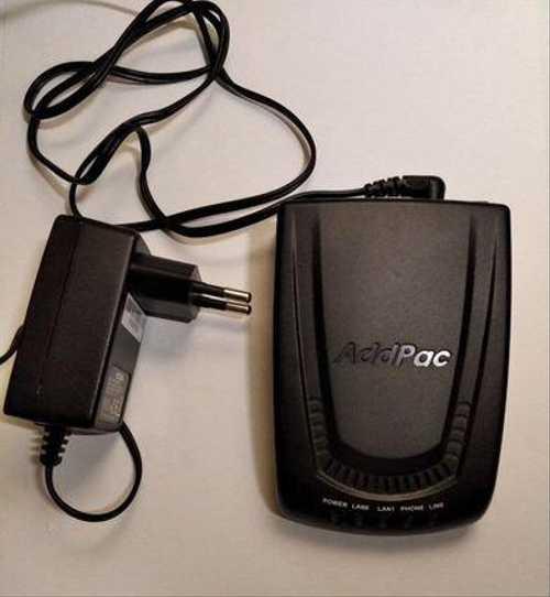 VoIP шлюз 2 порта AddPac AP100B