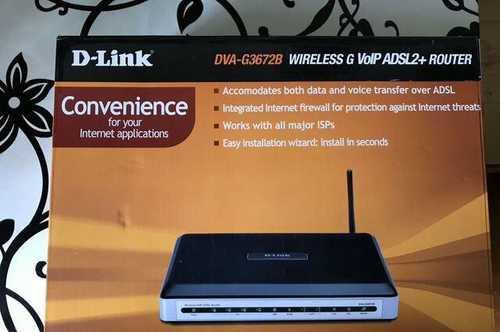 WiFi Роутер d-link DVA-G3672B