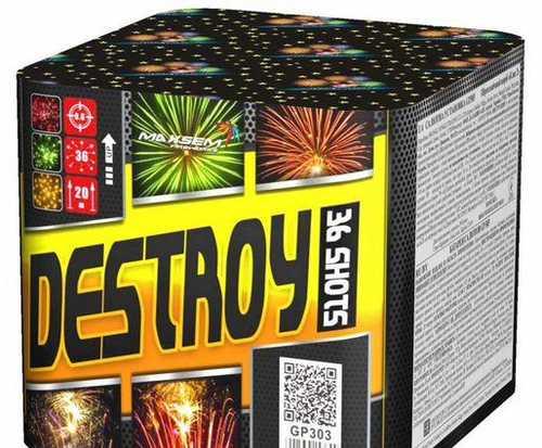 Салют фейерверк "Destroy" 36 залпов Уфа Доставка