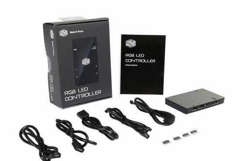 Контроллер Cooler Master RGB LED 12V + 2 ленты RGB