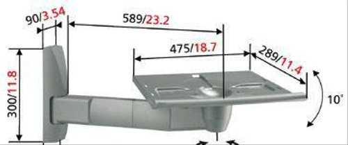 Кронштейн vogel S TVB 2250. Для тв, Аудио кухни