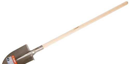 Штыковая лопата с черенком зубр титан 4-39416