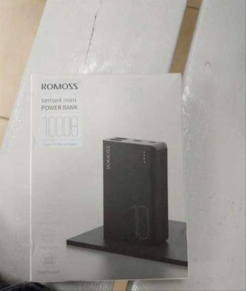 Внешний аккумулятор 10000 Romoss sense 4 mini